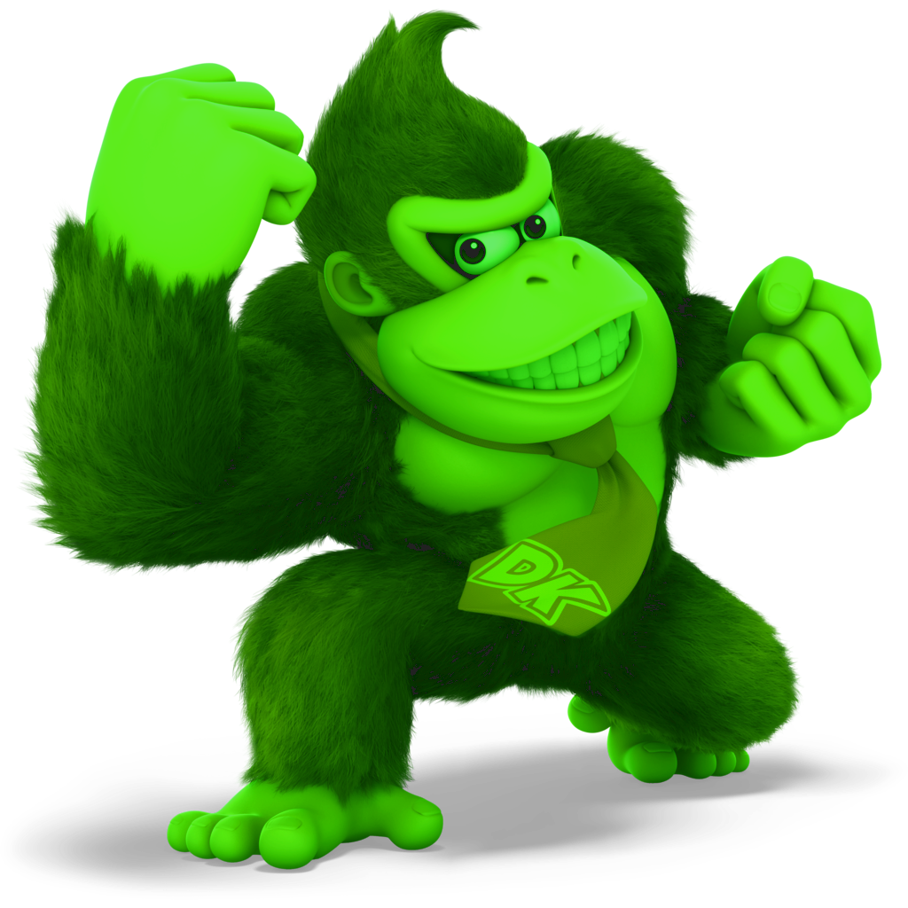 SSBU: SSB64 Green Donkey Kong by MegaToon1234 on DeviantArt
