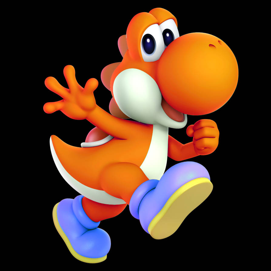 SSBU: Orange Yoshi by MegaToon1234 on DeviantArt