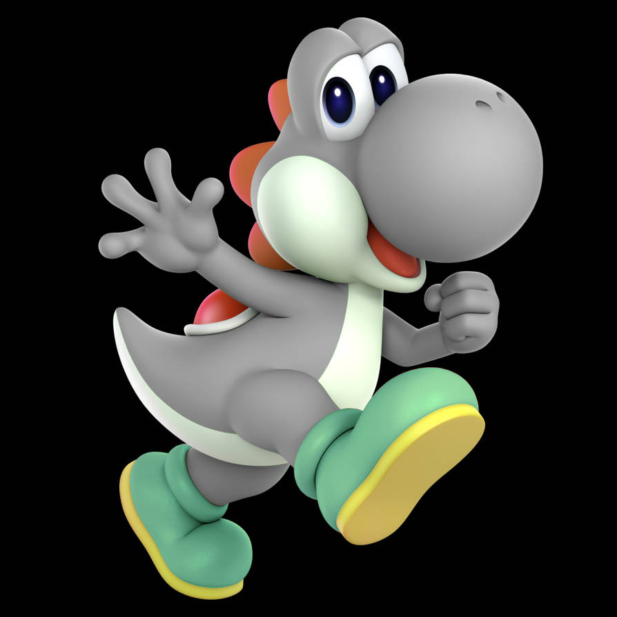 SSBU Grey Yoshi By MegaToon1234 On DeviantArt ssbu-grey-yoshi-by-megatoon1234-on-deviantart