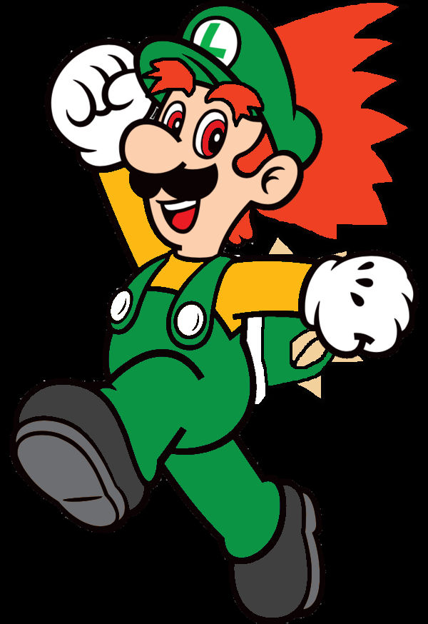SMB3AA: Luigi with Bowser's Soul by MegaToon1234 on DeviantArt