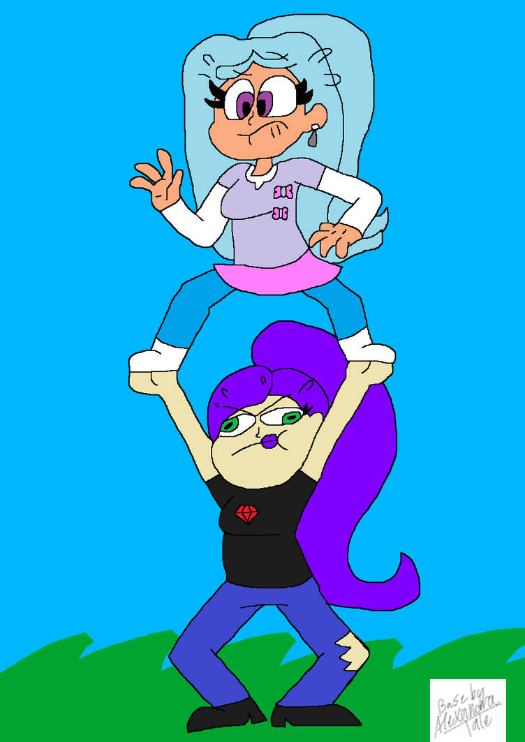 Casual Samira and Zeta by MegaToon1234 on DeviantArt