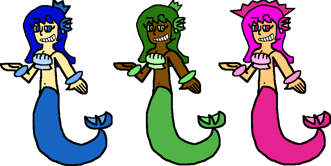 Custom Mario Enemies: Mermaido by MegaToon1234 on DeviantArt