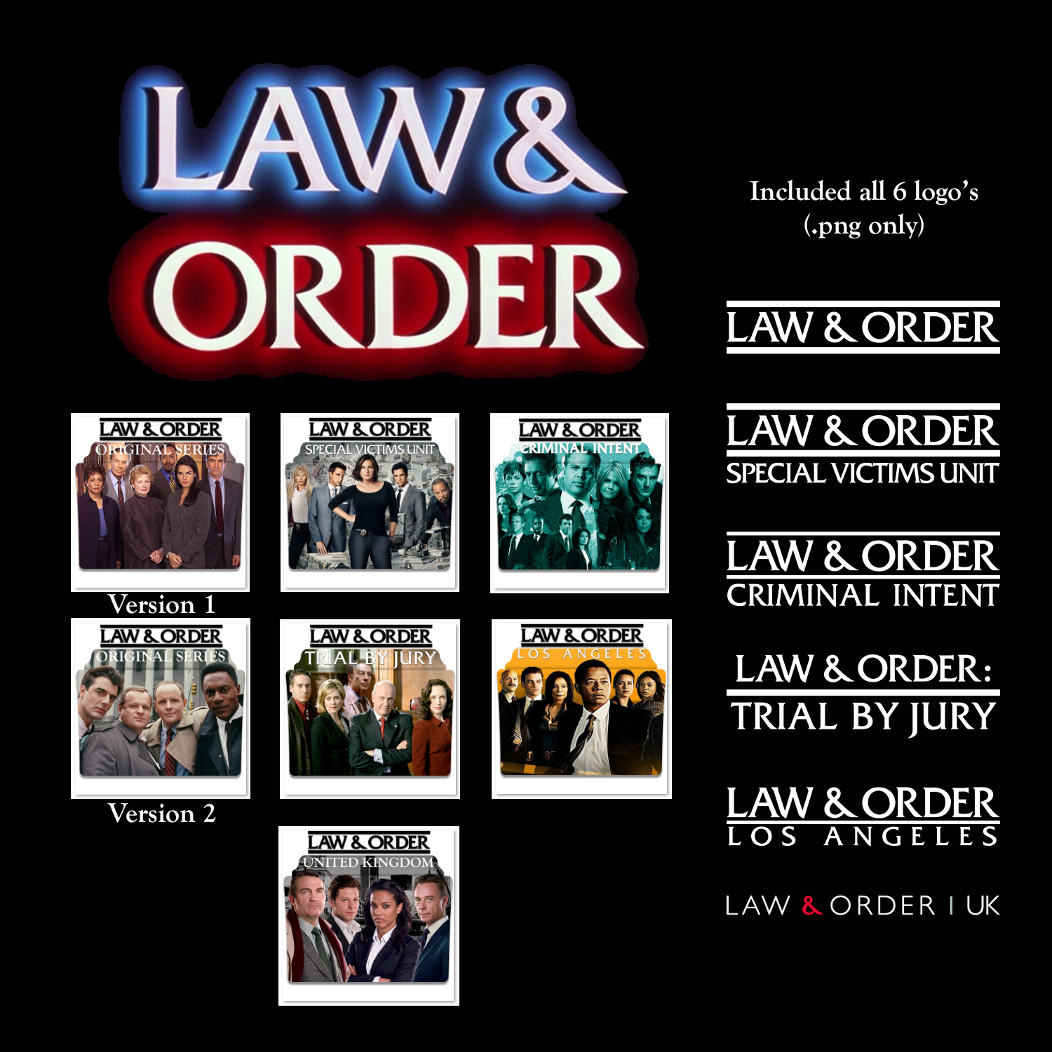 Law and Order series folder icons by Vamps1 on DeviantArt