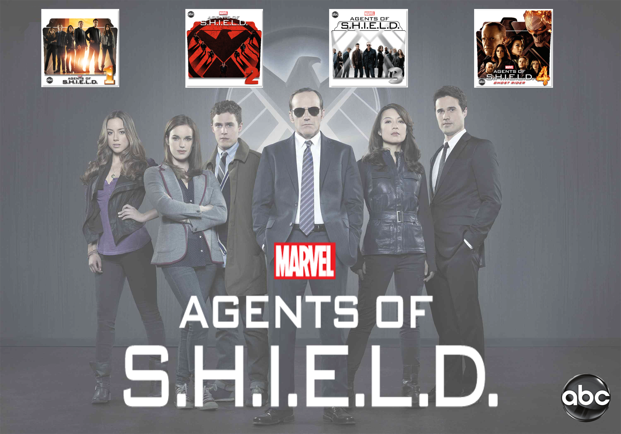 Marvels Agents of SHIELD season folder icons by Vamps1 on DeviantArt