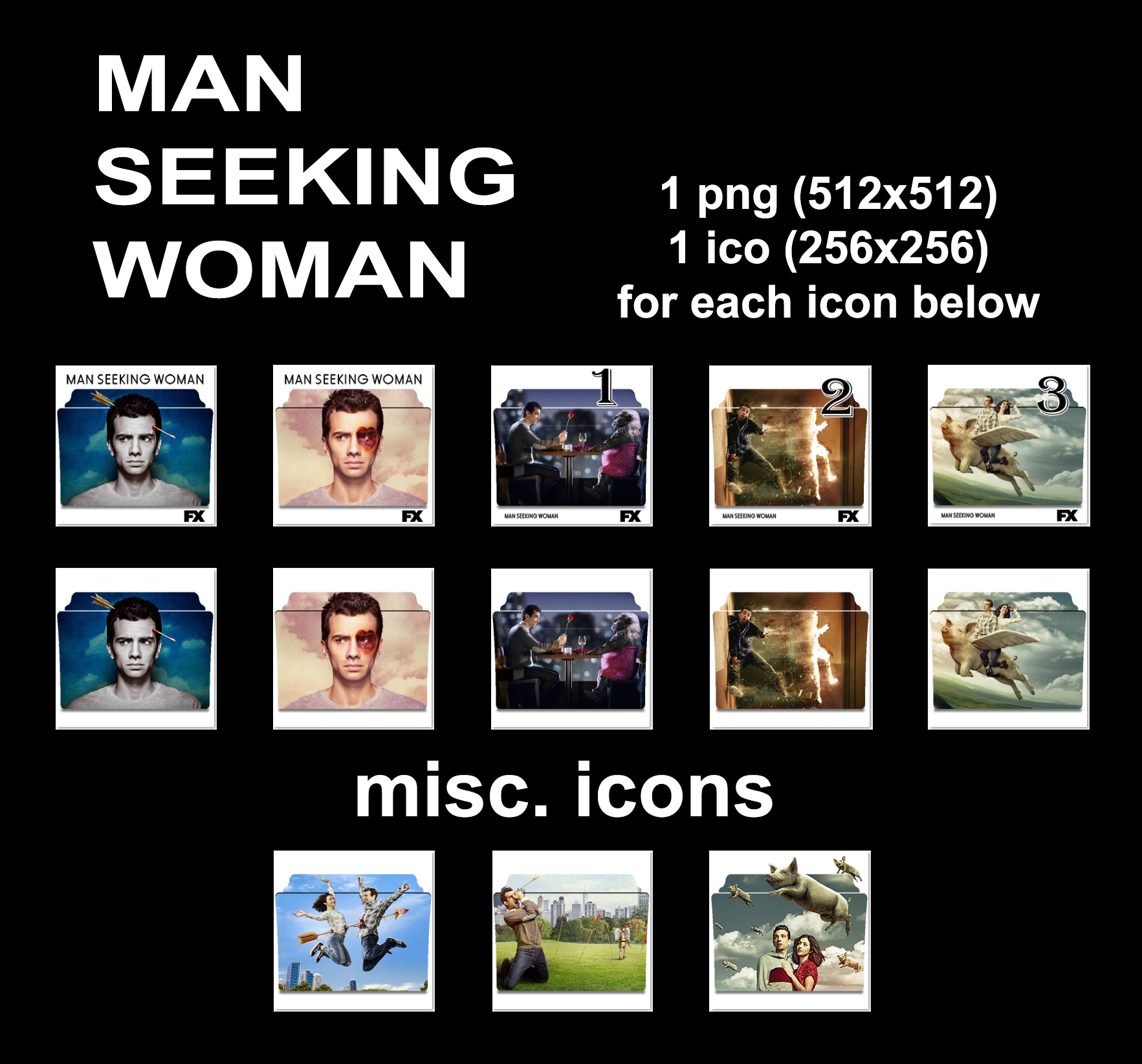 Man Seeking Woman folder icons by Vamps1 on DeviantArt
