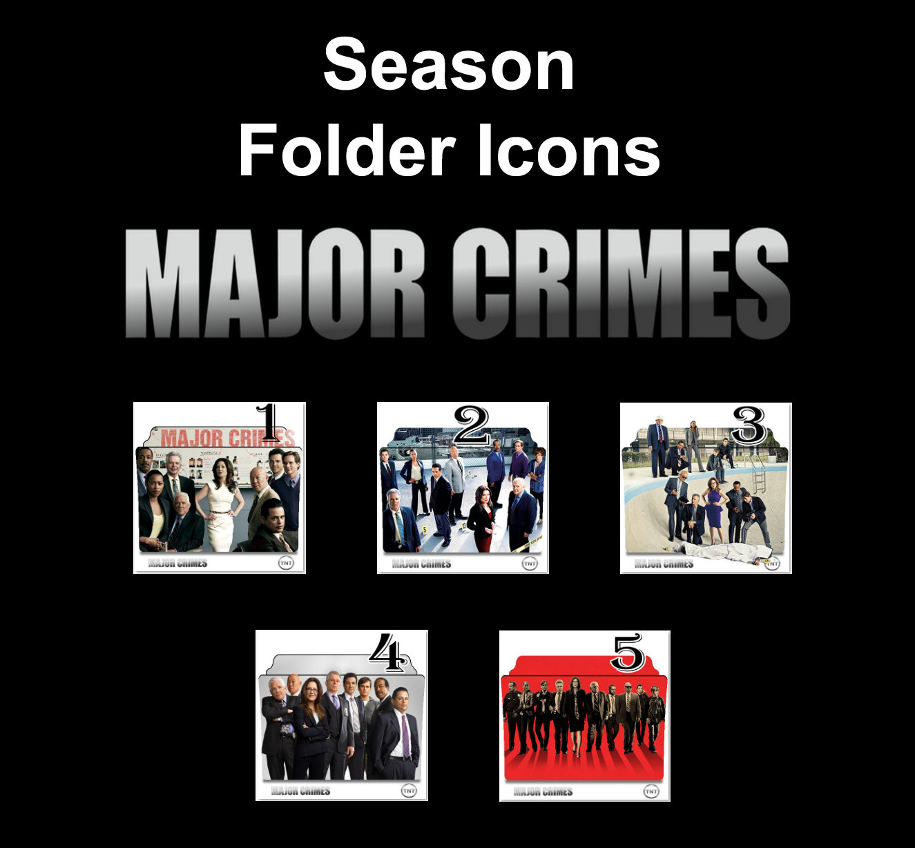 Major Crimes season folder icons by Vamps1 on DeviantArt