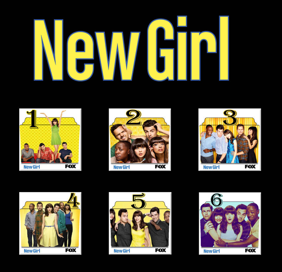New Girl Season Folder Icons By Vamps1 On Deviantart
