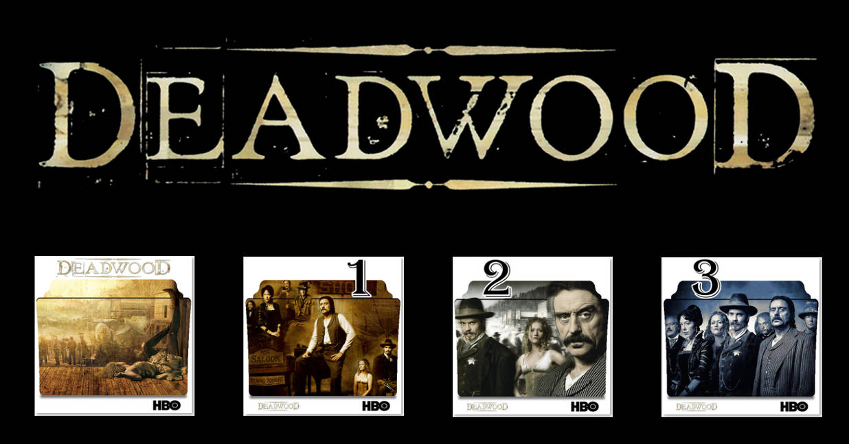 Deadwood series and season folder icons by Vamps1 on DeviantArt