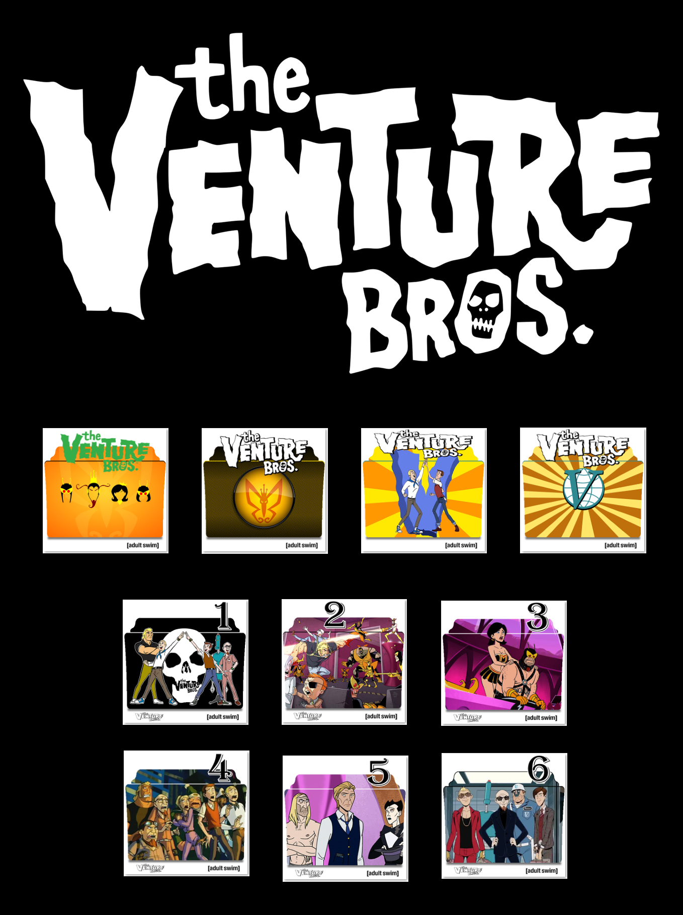 The Venture series and season folder icons by Vamps1 on DeviantArt