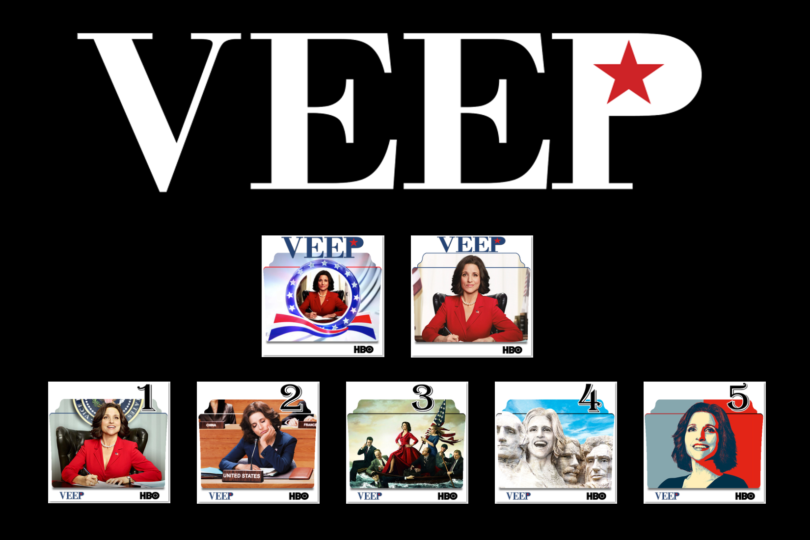 Veep series and season folder icons by Vamps1 on DeviantArt
