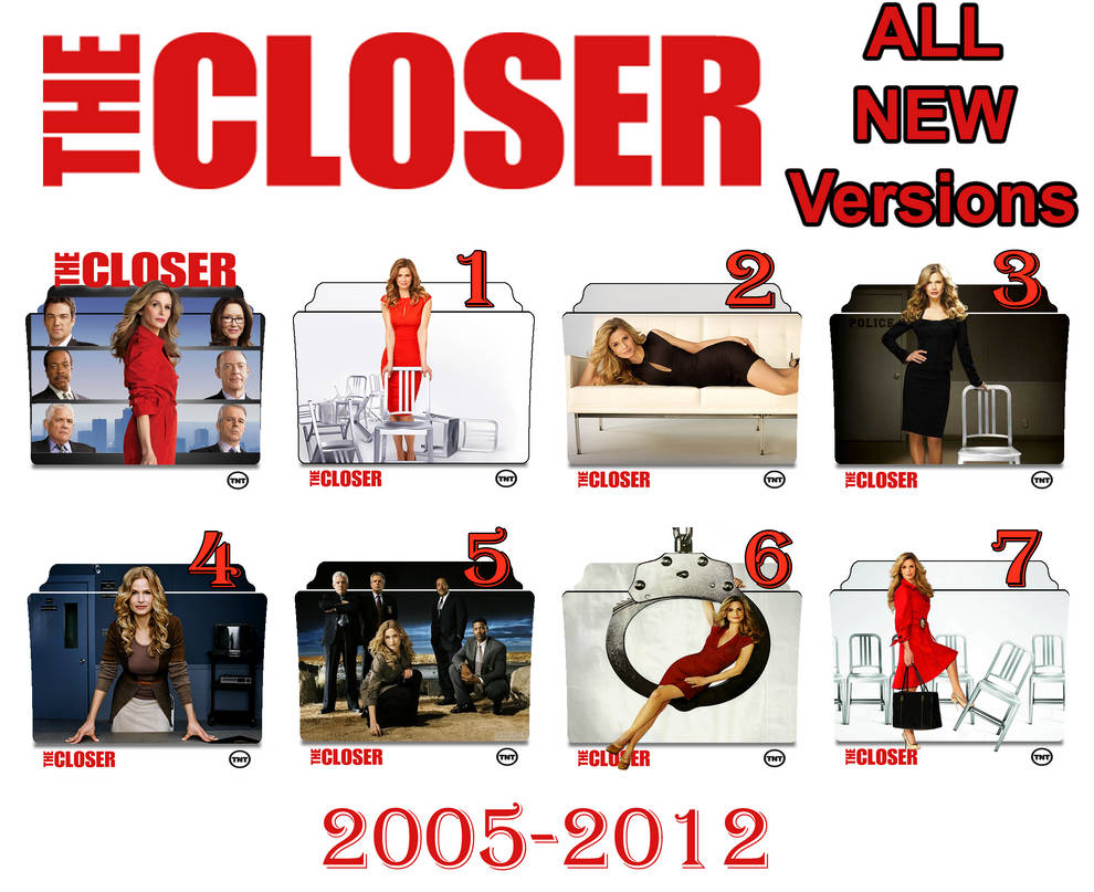 The Closer series and season folder icons by Vamps1 on DeviantArt