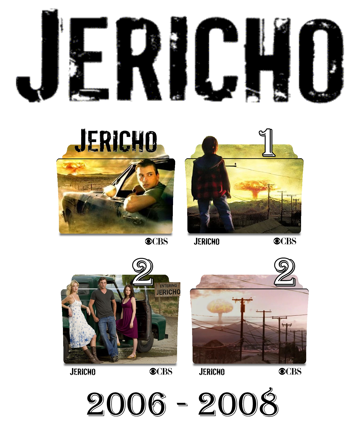 Jericho series and season folder icons by Vamps1 on DeviantArt