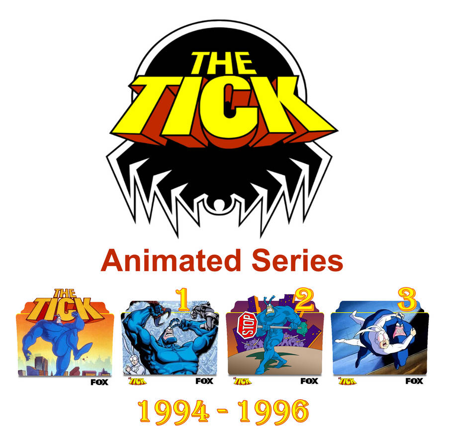 The Tick (animated) series and season folder icons by Vamps1 on DeviantArt