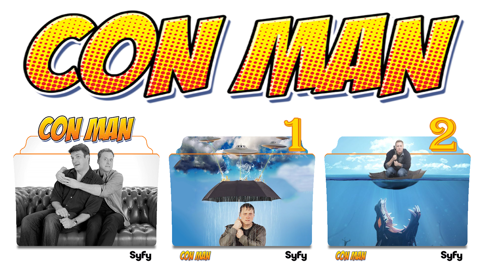 Con Man series and season folder icons by Vamps1 on DeviantArt
