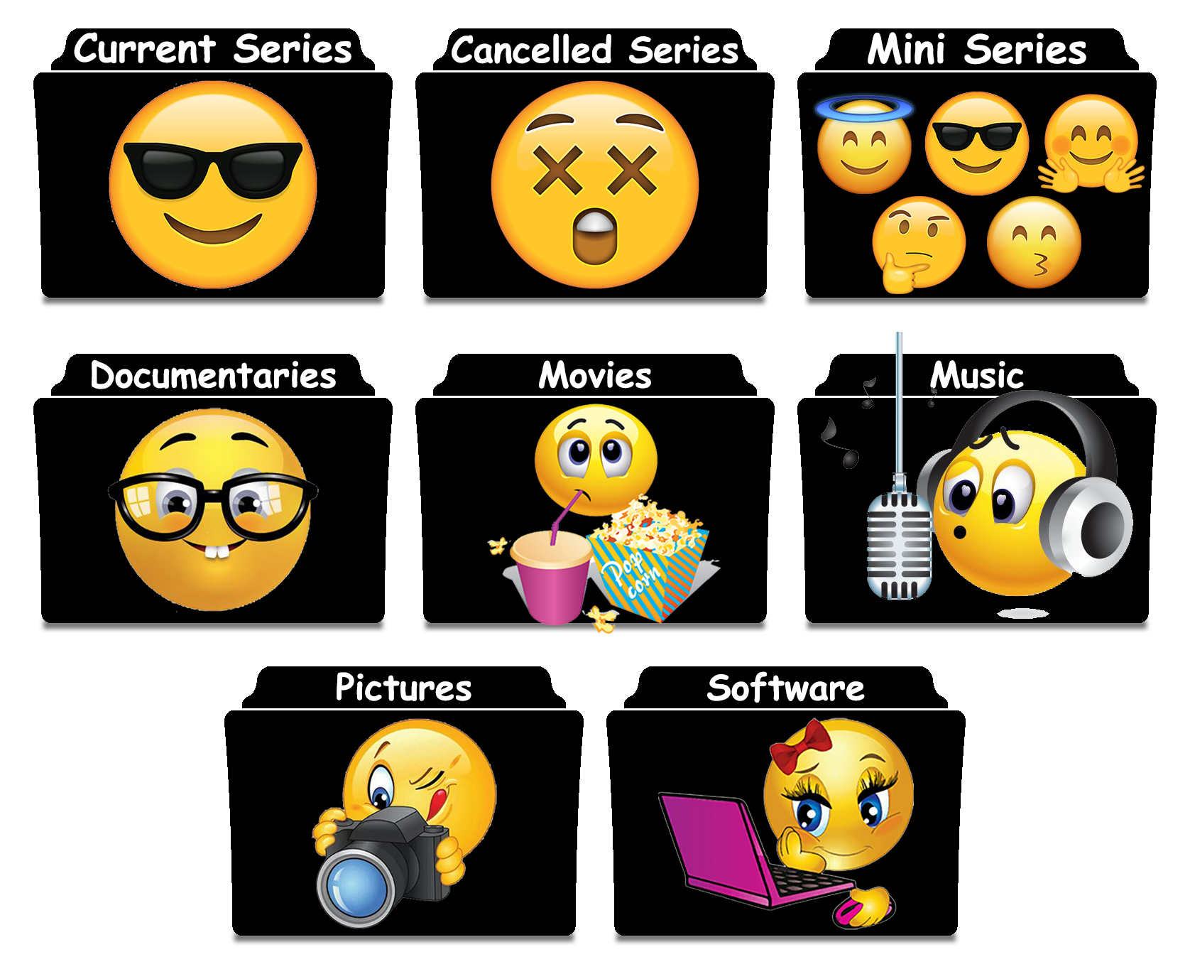 Category Icons (emojie) by Vamps1 on DeviantArt