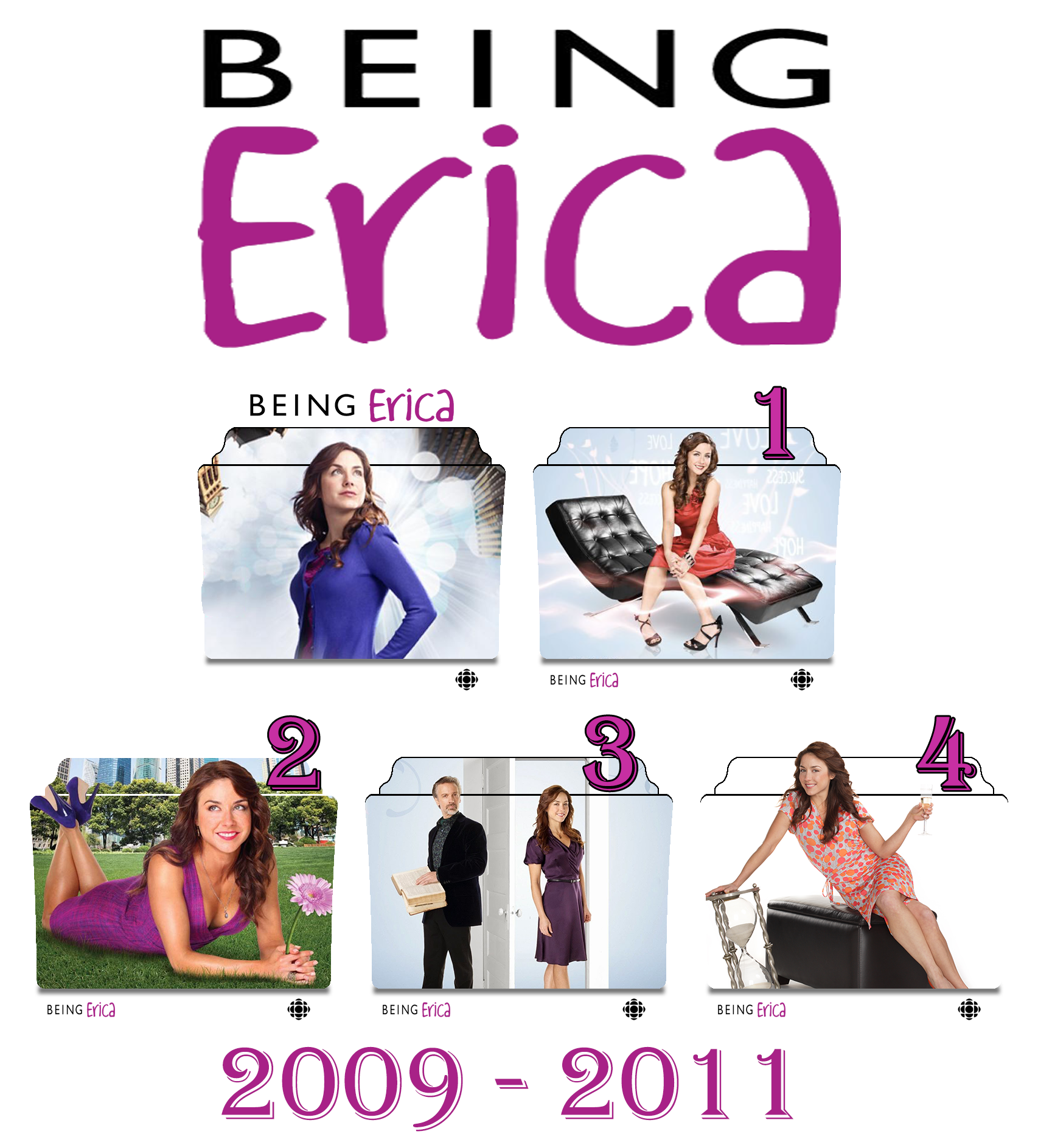 Being Erica series and season folder icons by Vamps1 on DeviantArt