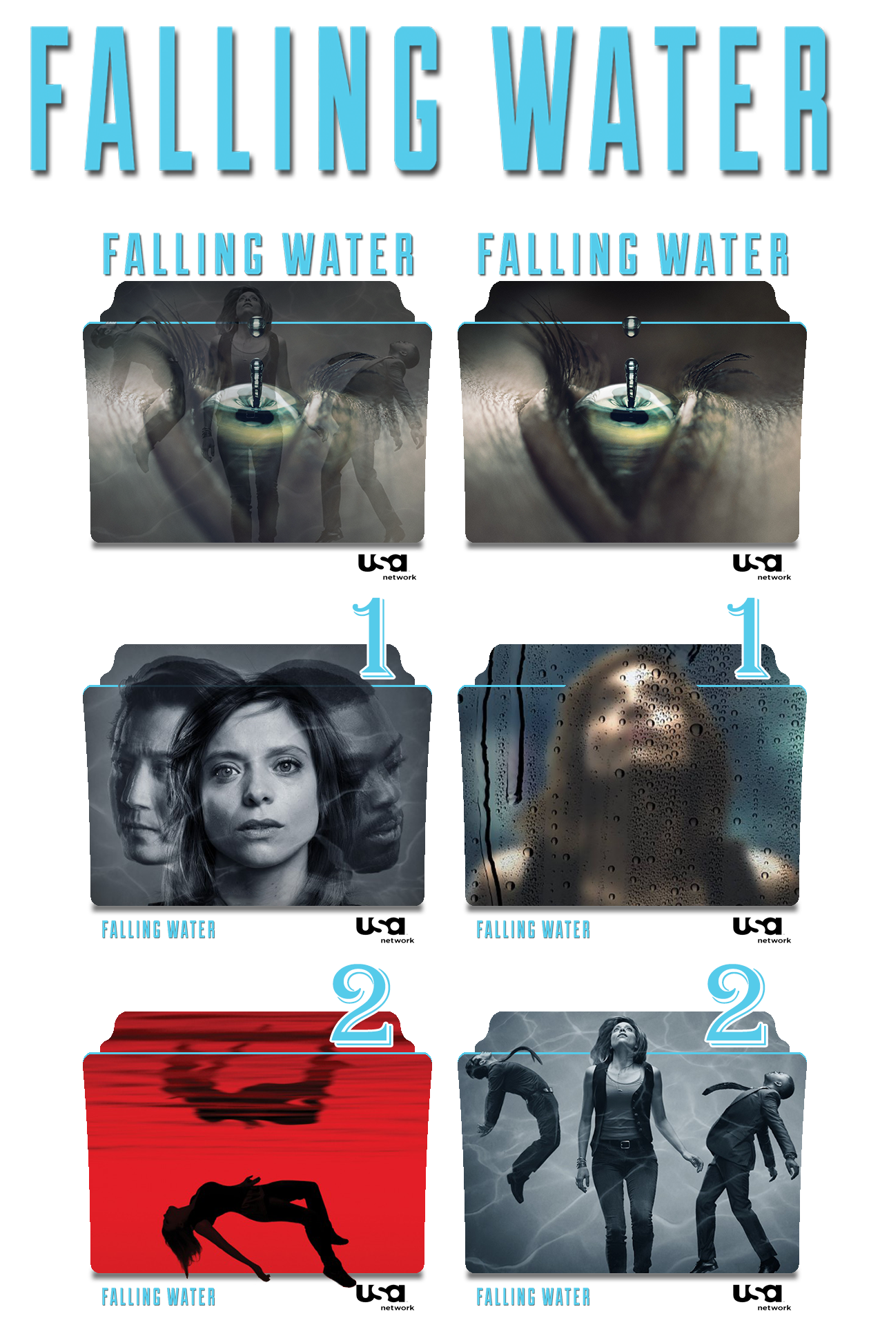Falling Water series and season folder icons by Vamps1 on DeviantArt