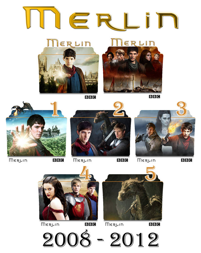 Merlin series and season folder icons by Vamps1 on DeviantArt