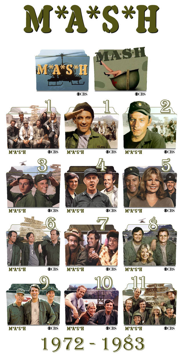 MASH series and season folder icons by Vamps1 on DeviantArt