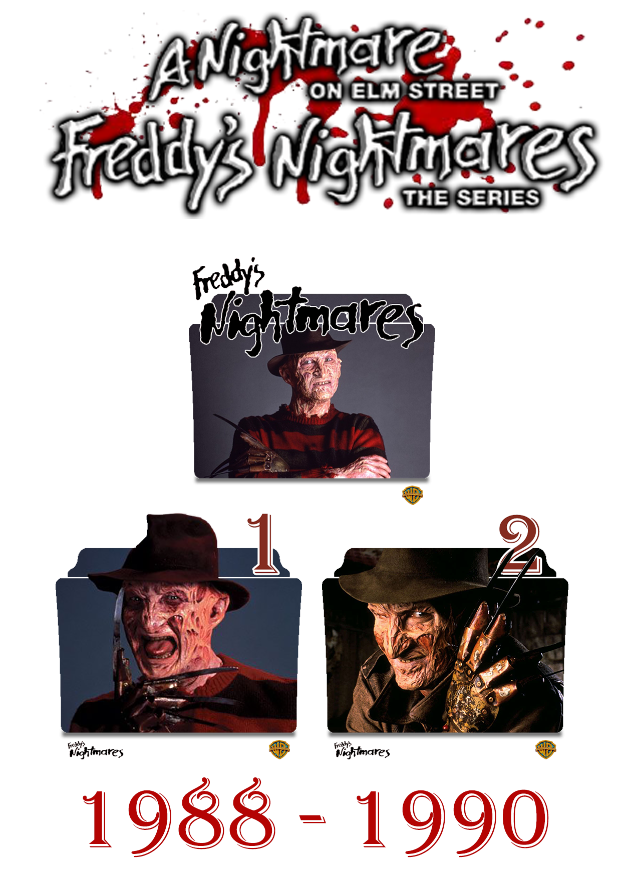 Freddie's Nightmares series and season folder icon by Vamps1 on DeviantArt