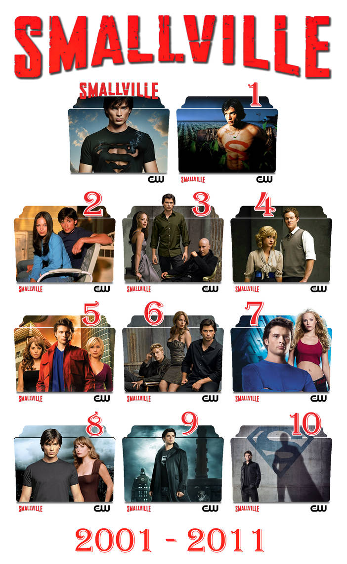 Smallville series and season folder icons by Vamps1 on DeviantArt