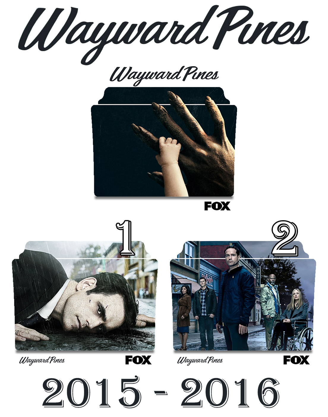 Wayward Pines series and season folder icons by Vamps1 on DeviantArt