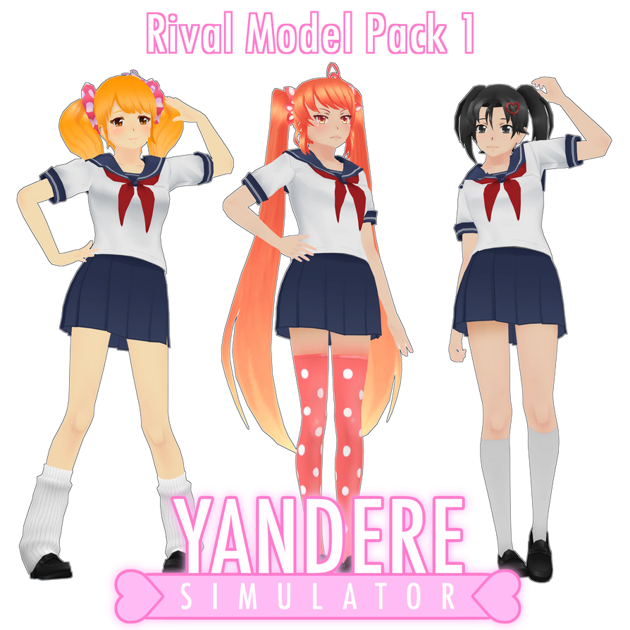 [MMD] X [YS] Rivals Model Pack 1 FIXED MODELS DL by SunsetStarzs on DeviantArt