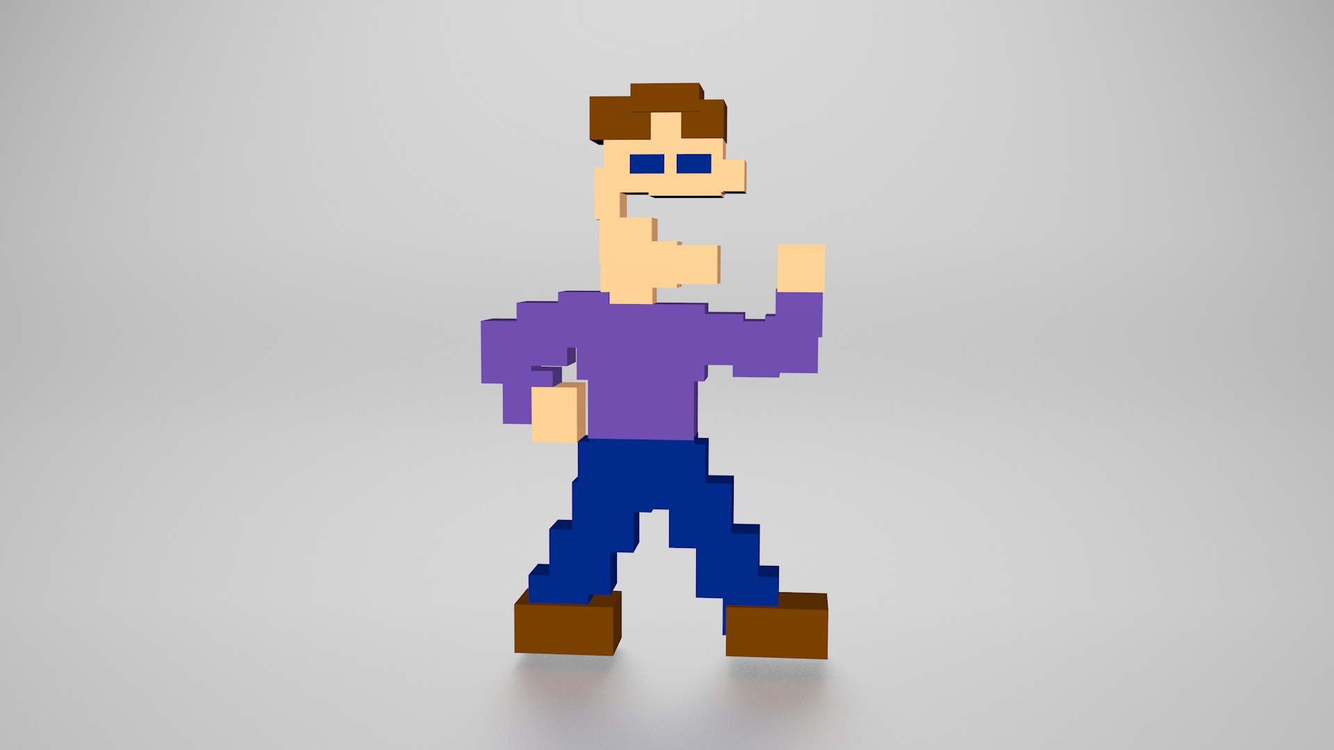 [C4D Download] FNaF Sister Location-8Bit Michael by PKGames01 on DeviantArt