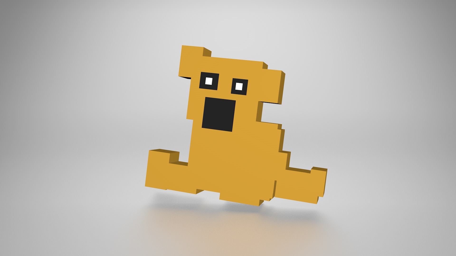 [C4D Download] FNaF2-8Bit Golden Freddy by PKGames01 on DeviantArt