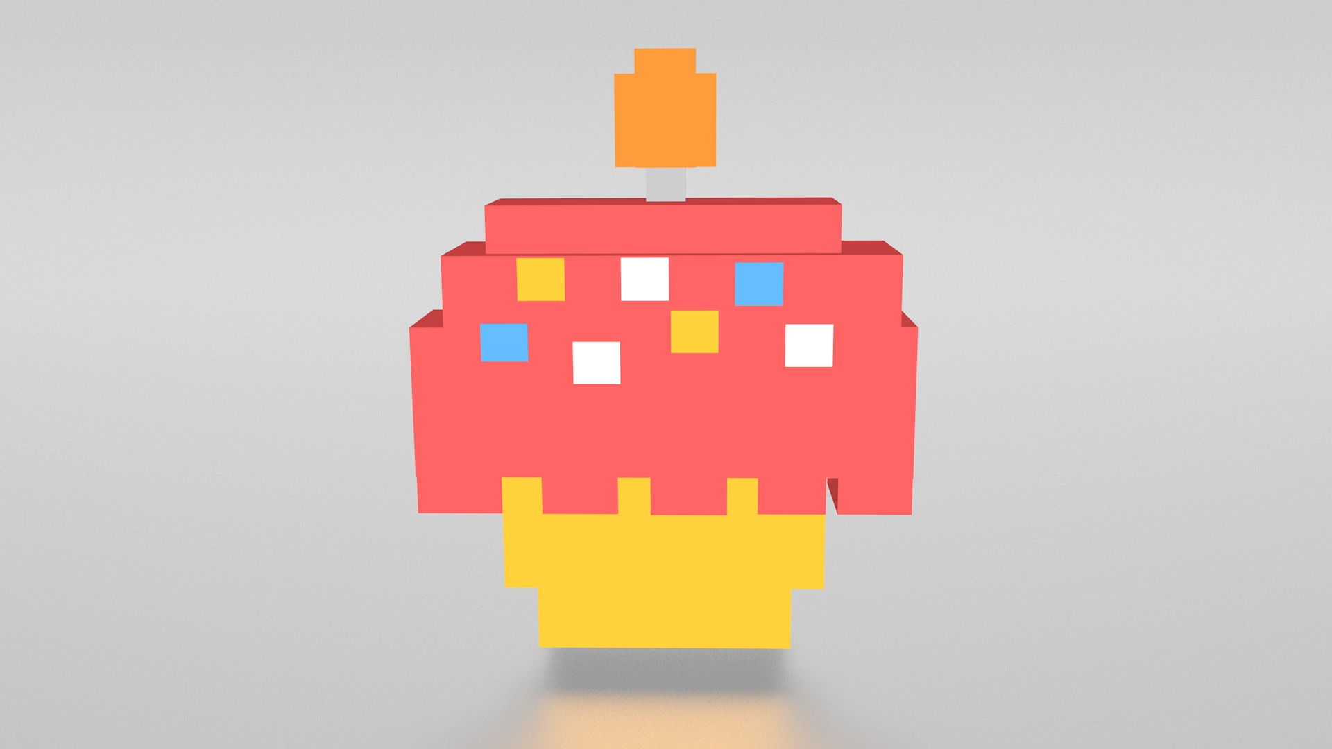 [C4D Download] FNaF Sister Location-8Bit Cupcake by PKGames01 on DeviantArt