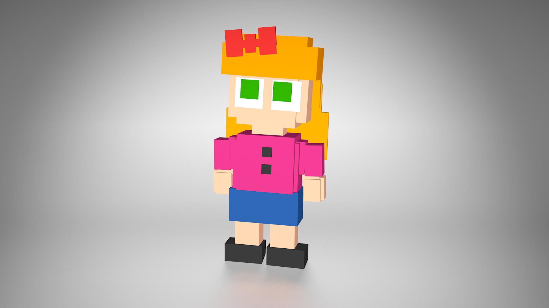 [C4D Download] FNaFSL-8Bit Elizabeth Afton by PKGames01 on DeviantArt