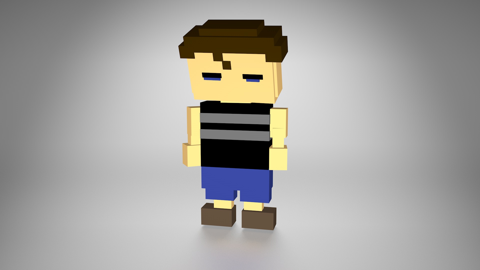 [C4D Download] FNaF4-8Bit Crying Afton Child by PKGames01 on DeviantArt