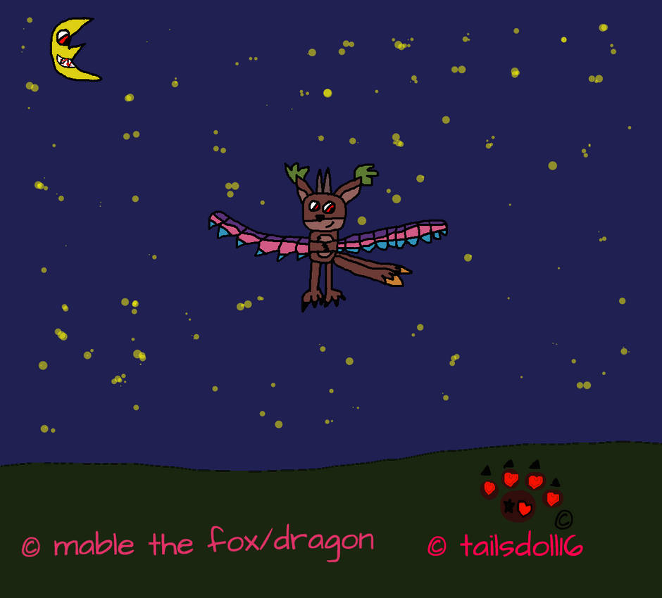 me in my fox/dragon form 2 years later by tailsdoll16 on DeviantArt