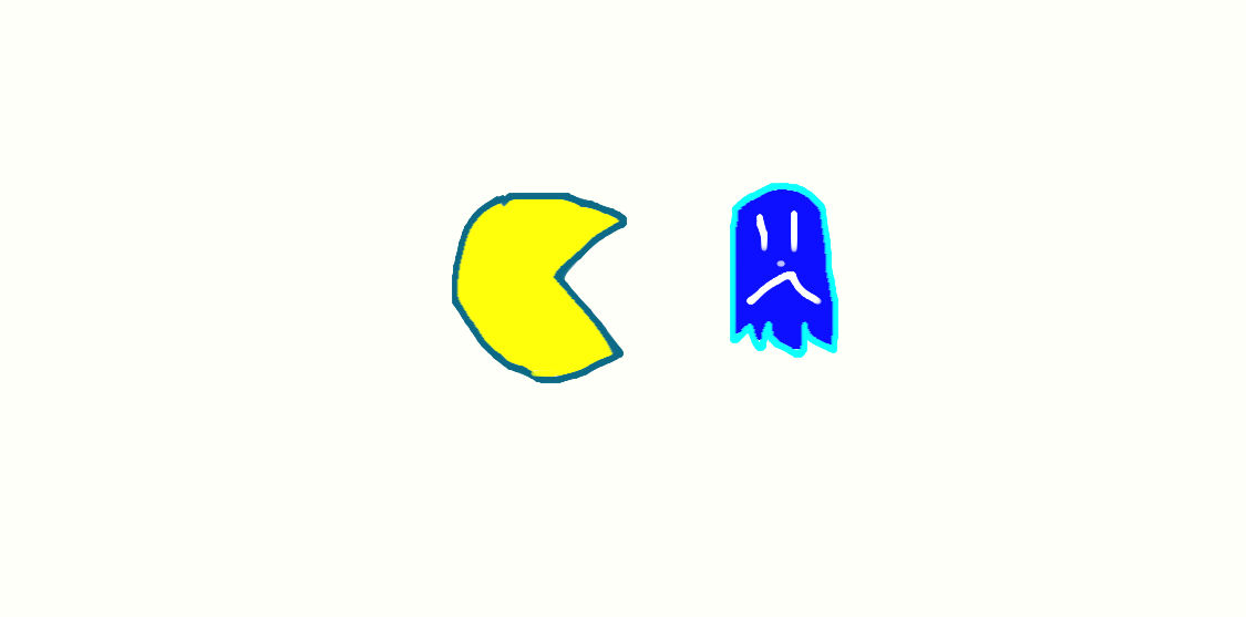 Pac-Man Paint by BonkerzDbobcatZHQ on DeviantArt