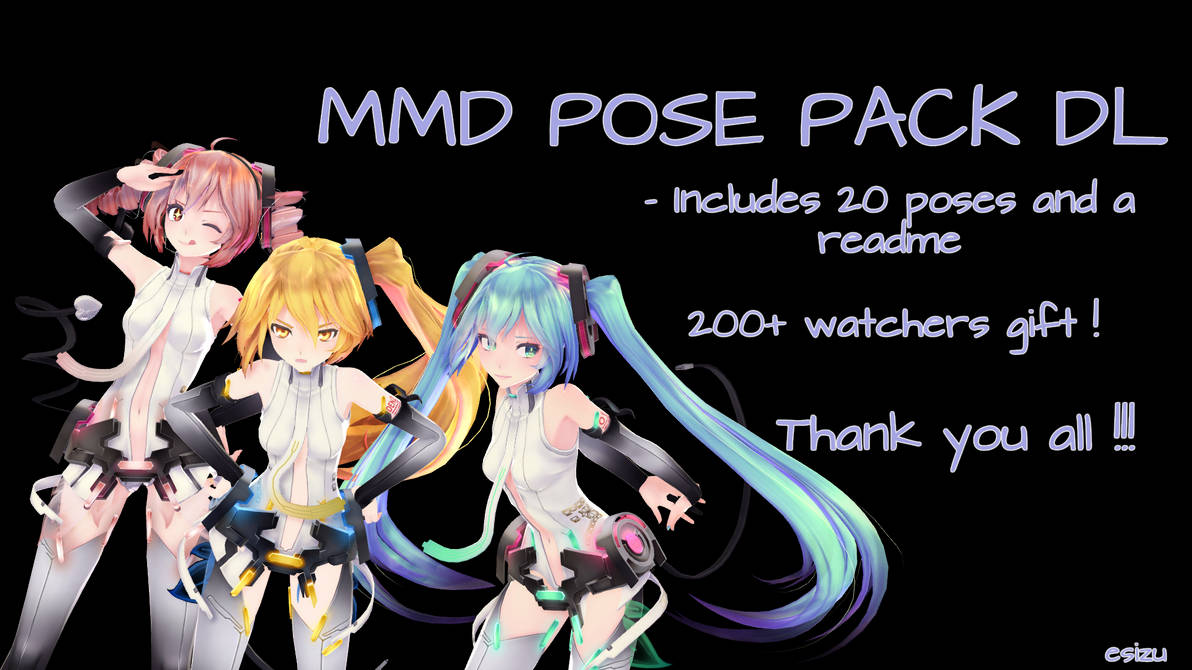 Pose Pack DL |200+ watchers' gift| by esizu on DeviantArt