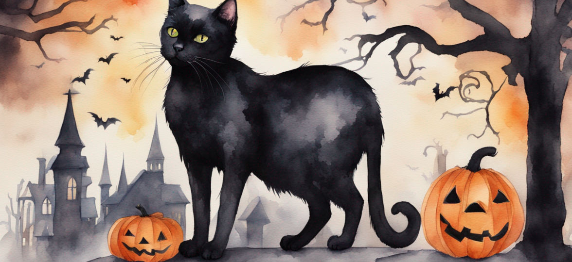 Bella, the cat on Halloween by Whimziartiste1 on DeviantArt