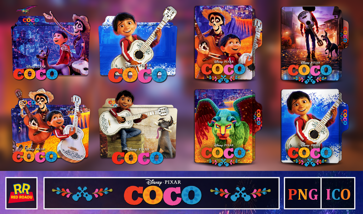 Coco Movie Folder Icons by RedRoadu on DeviantArt