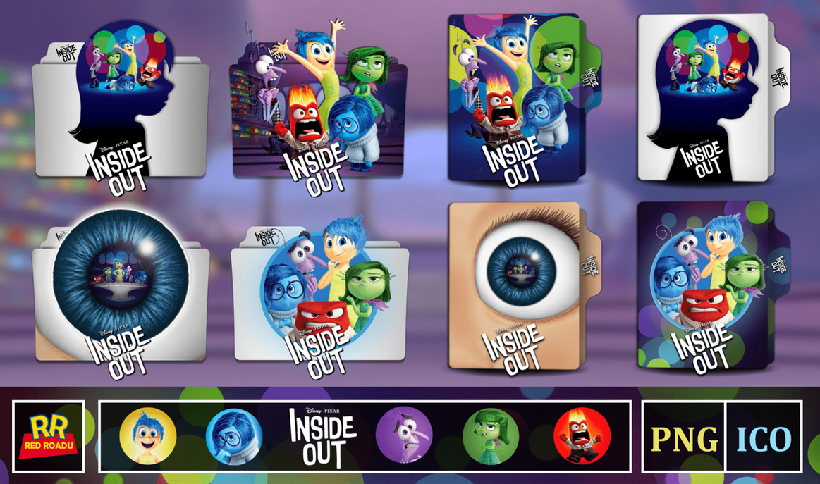 Inside Out Folder Icons by RedRoadu on DeviantArt