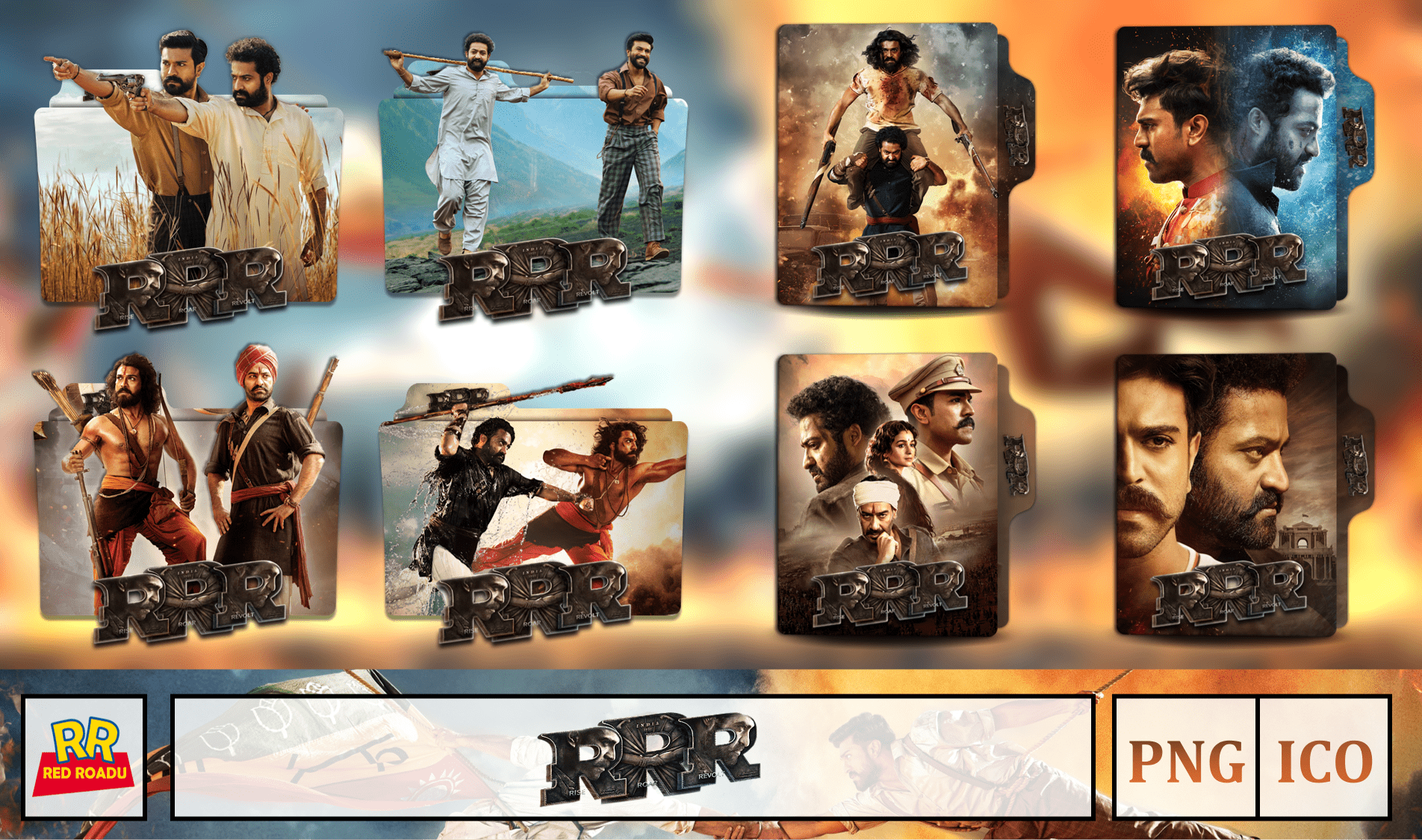 RRR Movie Folder Icons by RedRoadu on DeviantArt