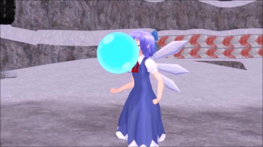 Bubblegum Animation: Cirno Snow Gum Blow Float by ChrisTitanZone45 on ...