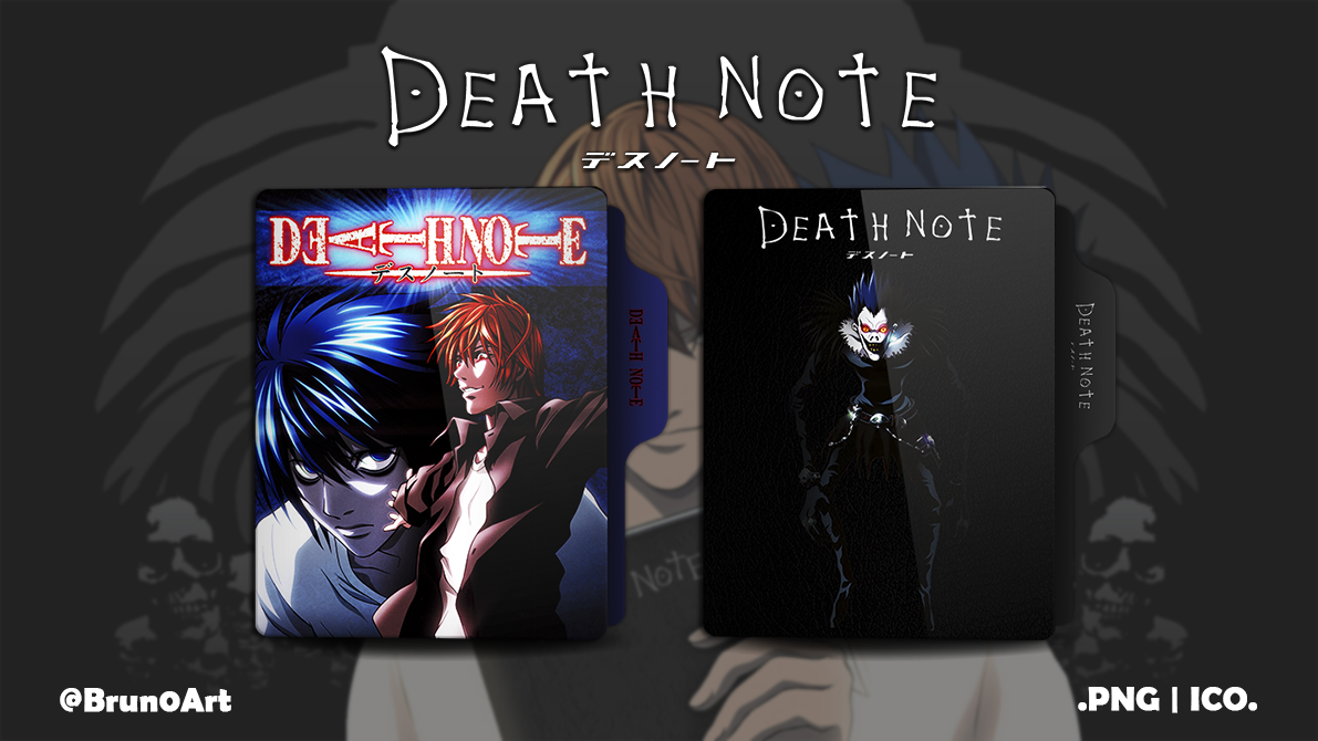 Death Note Folder Icons by Brun0Art on DeviantArt