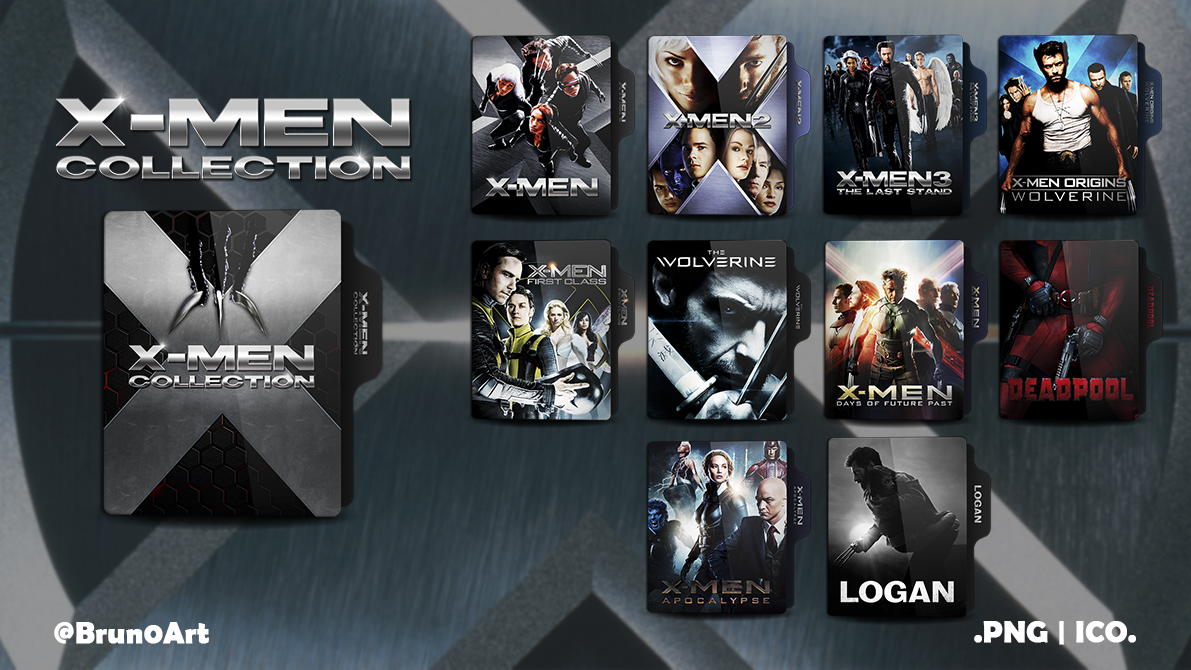 X-Men Collection Folder Icon by Brun0Art by Brun0Art on DeviantArt