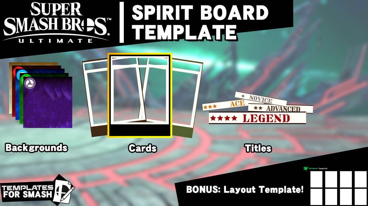 Spirit Board Template by TemplatesForSmash on DeviantArt