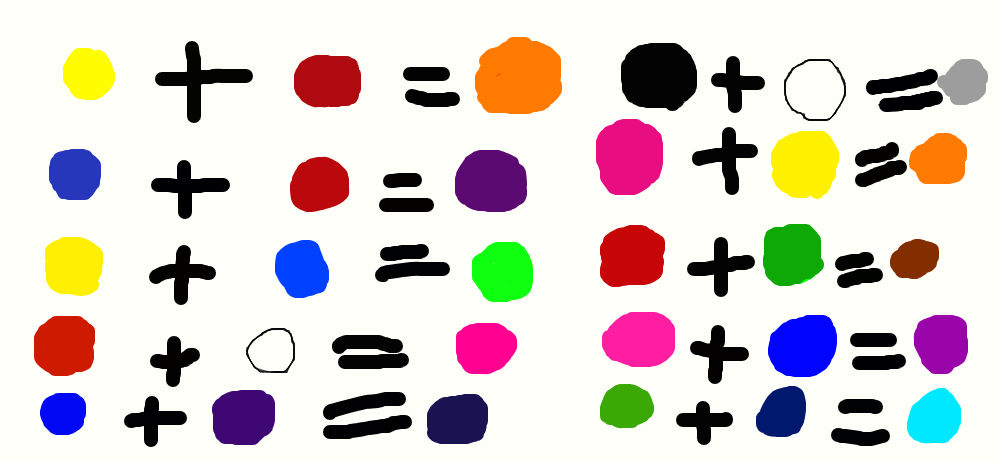 Colors mixed up math problems. by GraziellaNoelsaint on DeviantArt