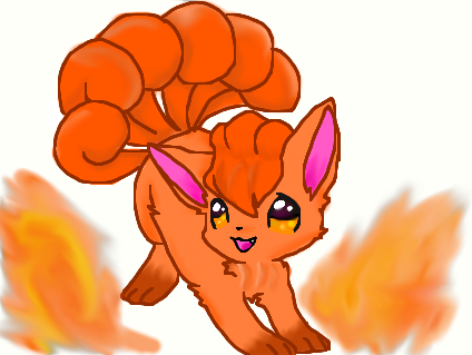 Vulpix the fox of fire by fennekinlovers on DeviantArt