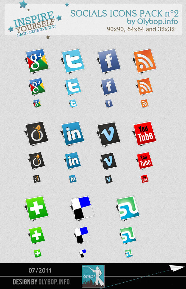 Social icons pack 2 by olybop on DeviantArt