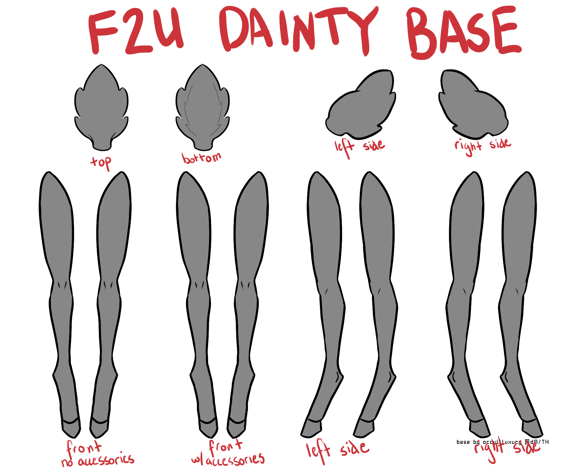 [dd] f2u dainty base by milkteapuppy on DeviantArt