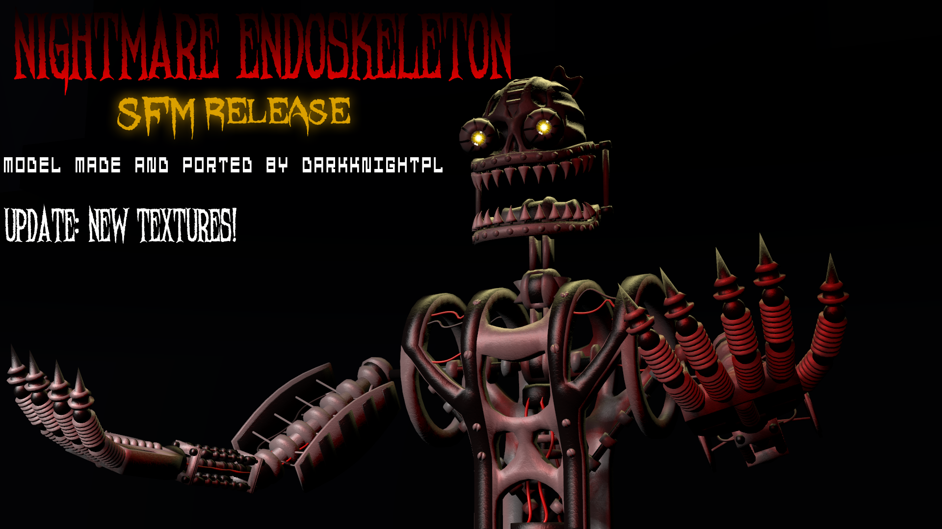Nightmare Endoskeleton SFM Update. by DarkKnightPL on DeviantArt