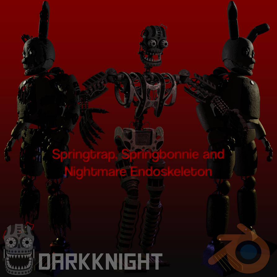 Springtrap, Springbon and Nightmare Endo Release by DarkKnightPL on ...