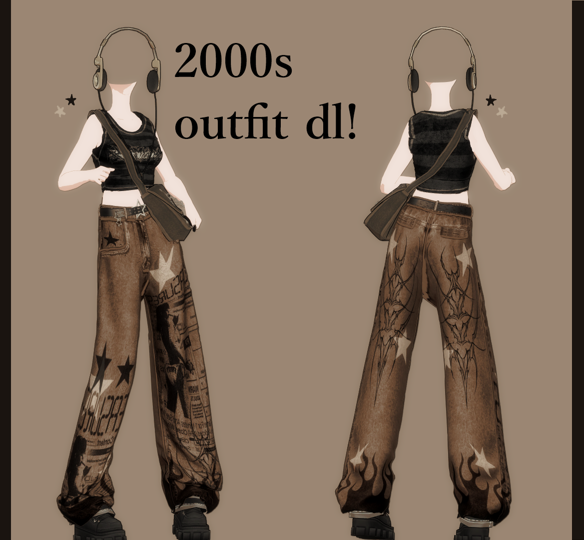 2000s Outfit mmd DL by legbirg on DeviantArt